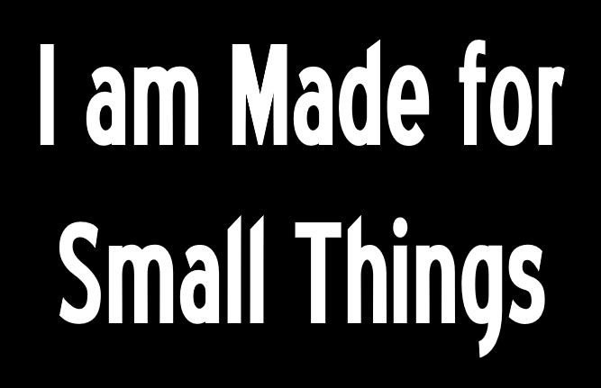 “I Am Made for Small Things” (Updated) – Diakrisis Project